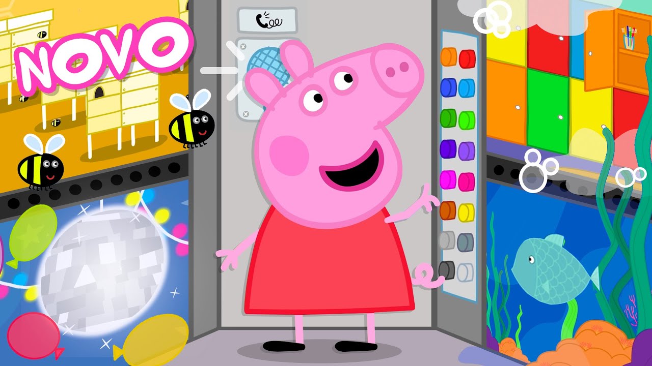 Peppa Pig Português Brasil | Elevador Surpresa! | NOVO Contos da Peppa ...