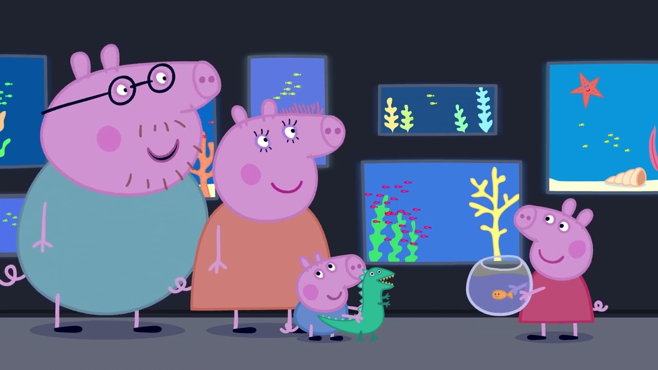Peppa Pig 🐷 O aquário | Desenhos e CIA