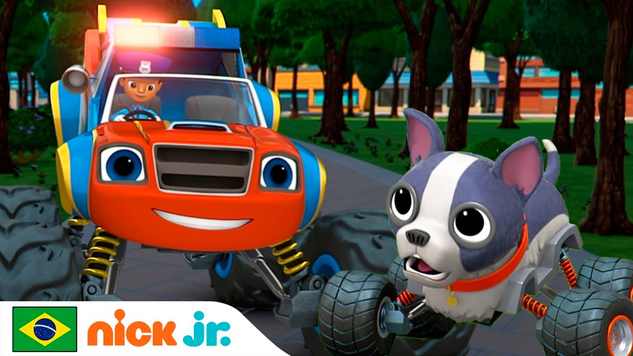 Blaze e os Monster Machines | Blaze e AJ encontram um cachorrinho ...