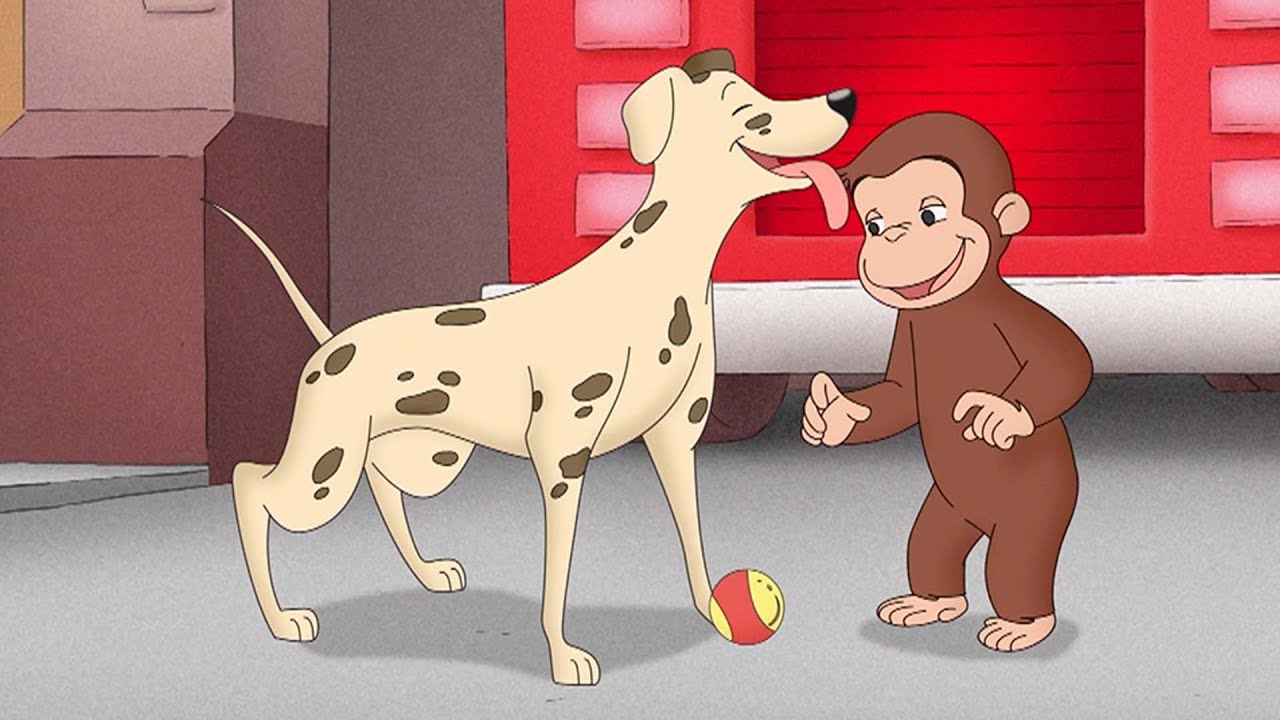 George, o Curioso 🚒 O Cão Bombeiro 🚒 Desenhos Animados em Português ...