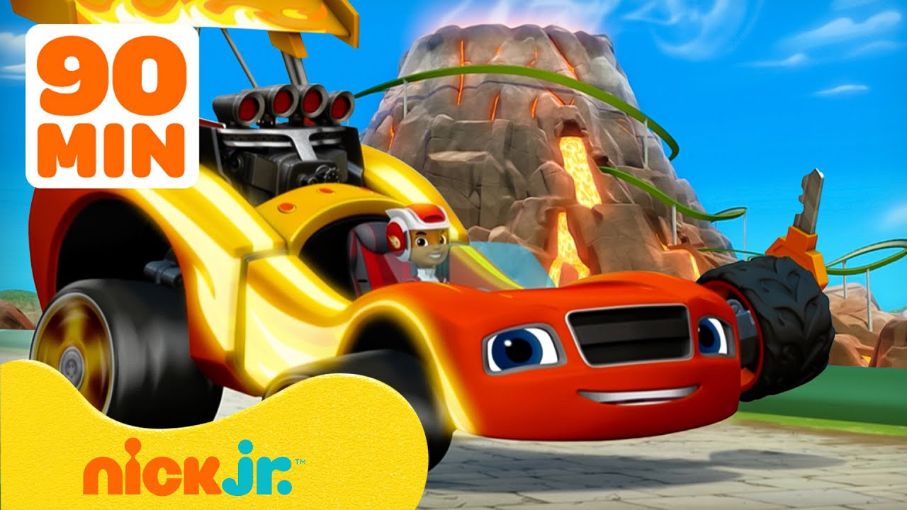 Blaze e os Monster Machines se transformando em CARROS DE CORRIDA! 🏎️💨 ...
