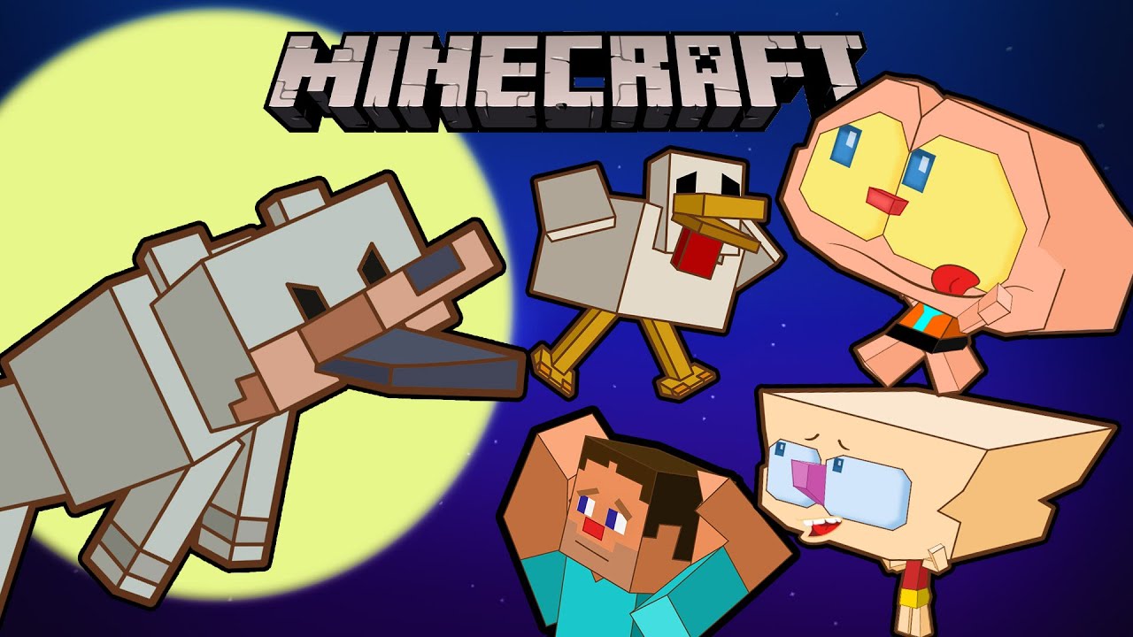Mongo e Drongo 🐺 Lobo VS Galinha 🐔 em Minecraft – Será que vai ter ...