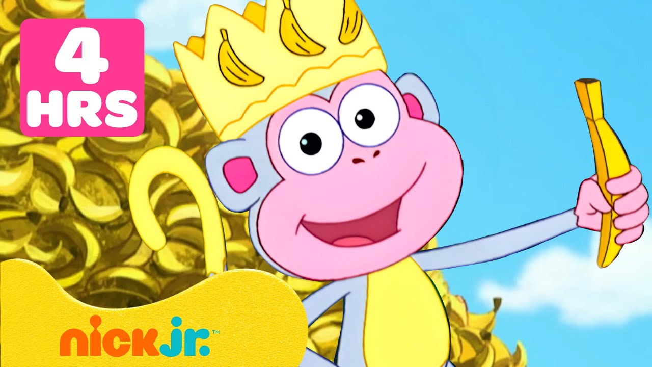 Dora the Explorer | Melhores Momentos do BOTAS! 🍌 240 Minutos | Nick Jr ...