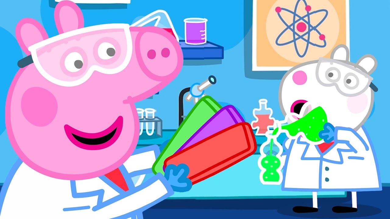 Peppa, a cientista | Contos da Peppa Pig - Desenhos e CIA