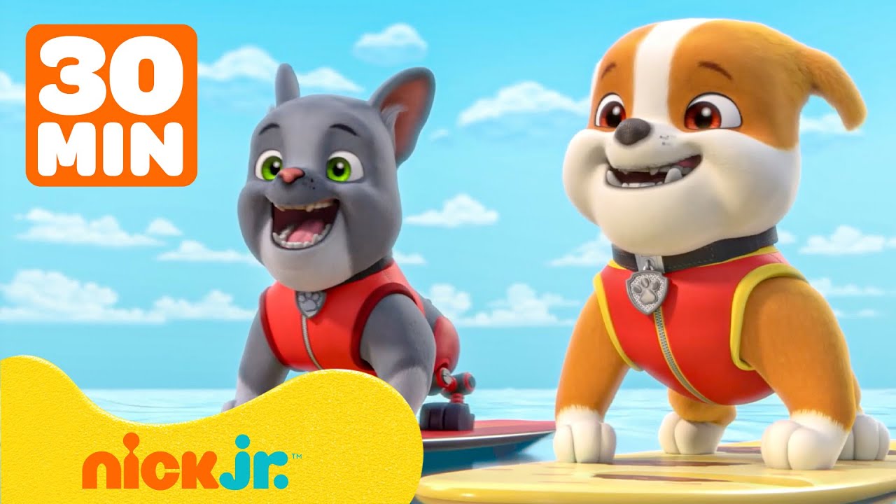 Rubble e Sua Turma | Rubble Vai Surfar & Pratica Esportes Radicais! c ...