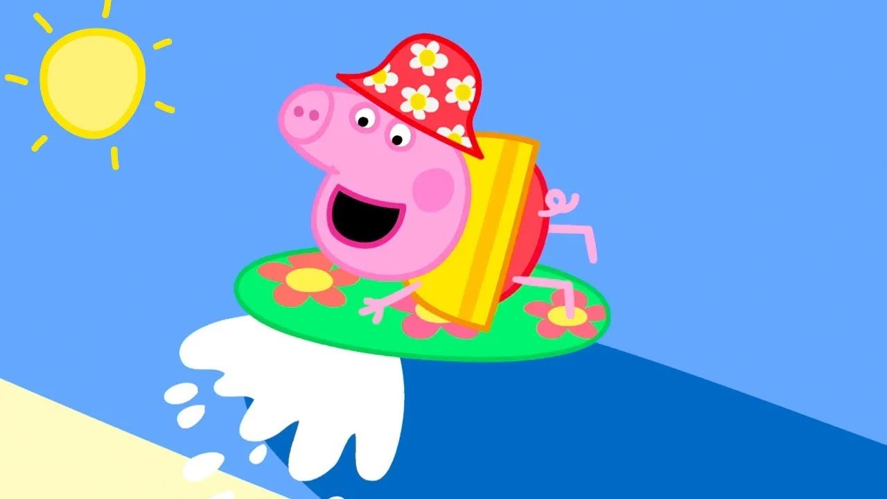 Surfando. | Peppa Pig Português Brasil Episódios Completos - Desenhos e CIA