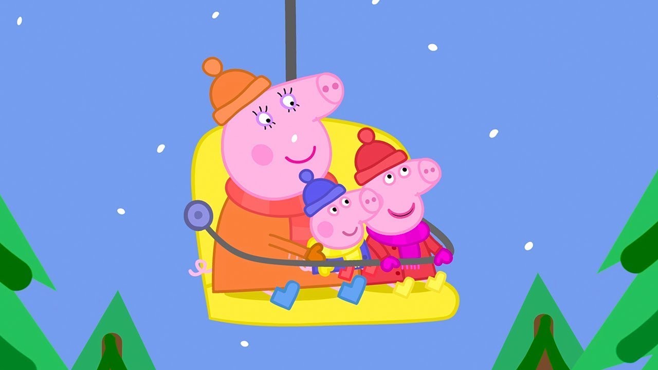 A Montanha de Neve | Peppa Pig Português Brasil Episódios Completos ...