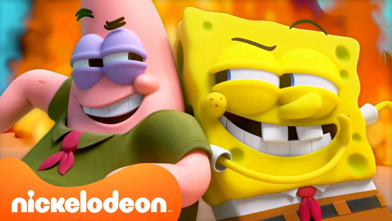 Kamp Koral | SpongeBob Causando o CAOS no Kamp Koral 💥 | Nickelodeon em ...