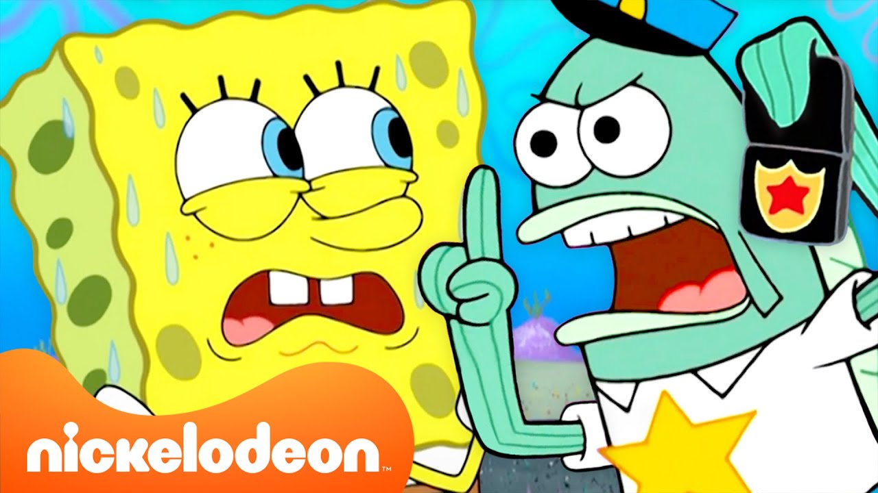 Bob Esponja | SpongeBob em APUROS por 3 HORAS seguidas | Nickelodeon em ...