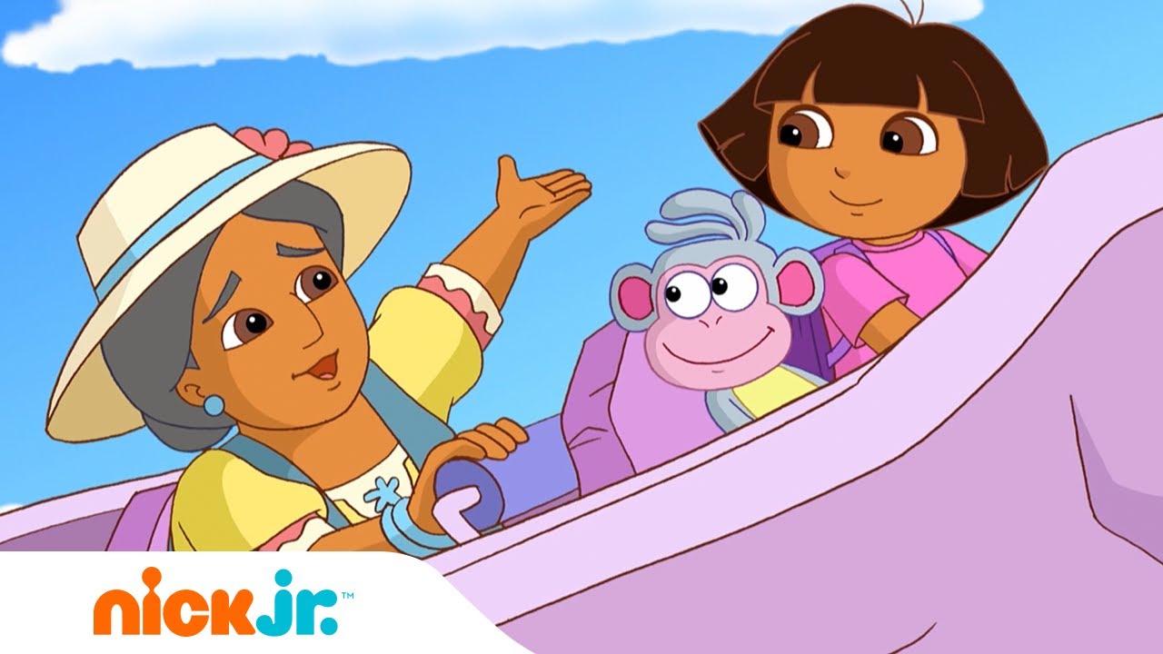 Dora the Explorer | Dora Encontra um Parque Temático MÁGICO 🎢 | Nick Jr ...