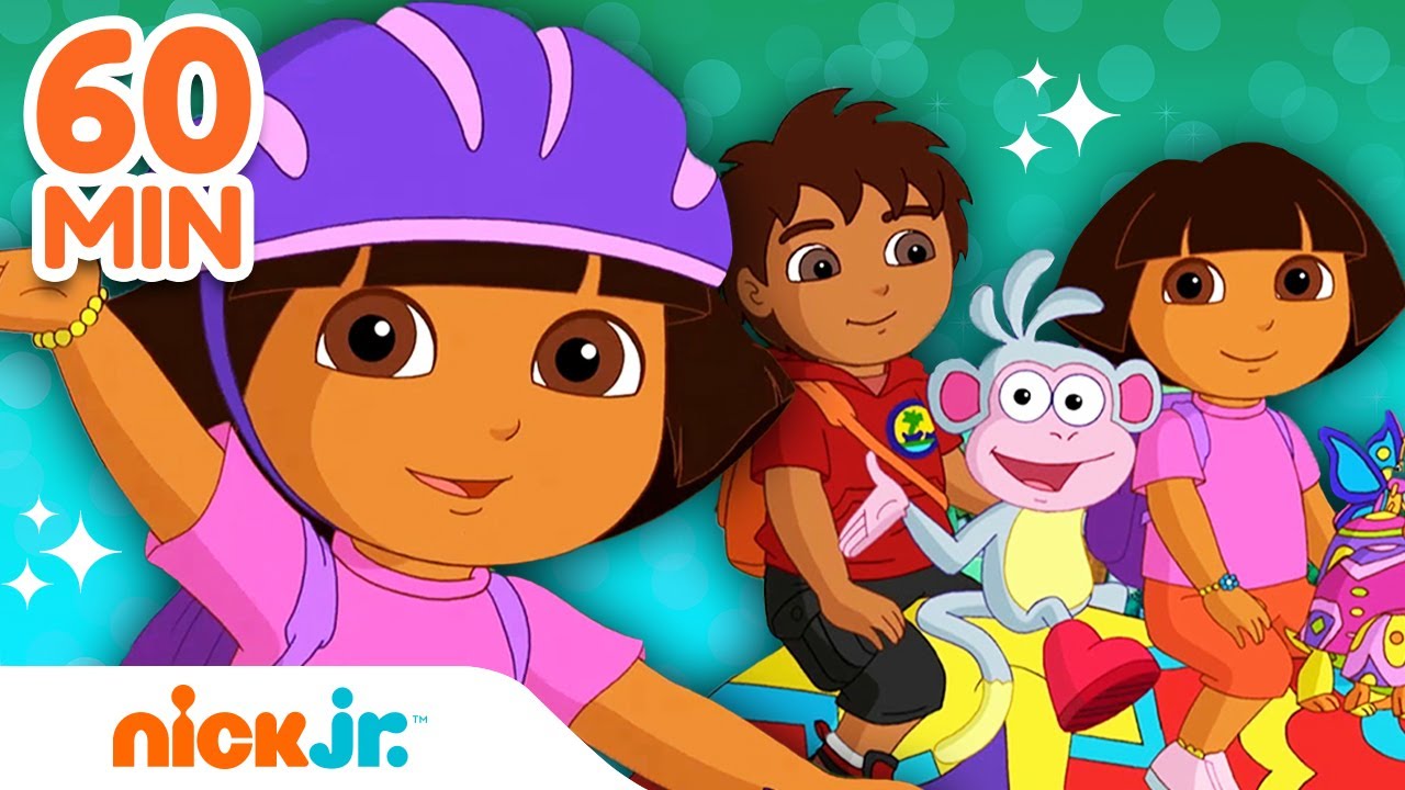 Dora the Explorer | 60 minutos de aventuras com Dora e Botas 🐵 | Nick ...