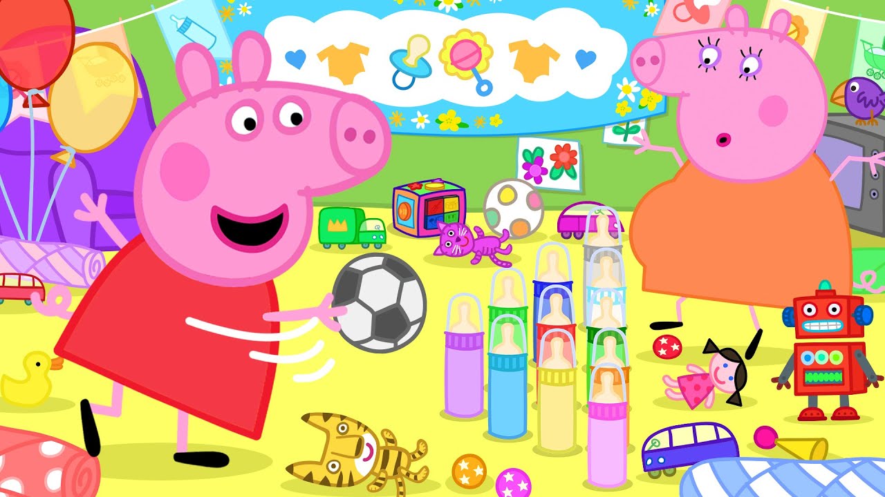 Peppa Pig Português Brasil 🧸 CHÁ DE BEBÊ 🍼 NOVO Contos da Peppa Pig ...