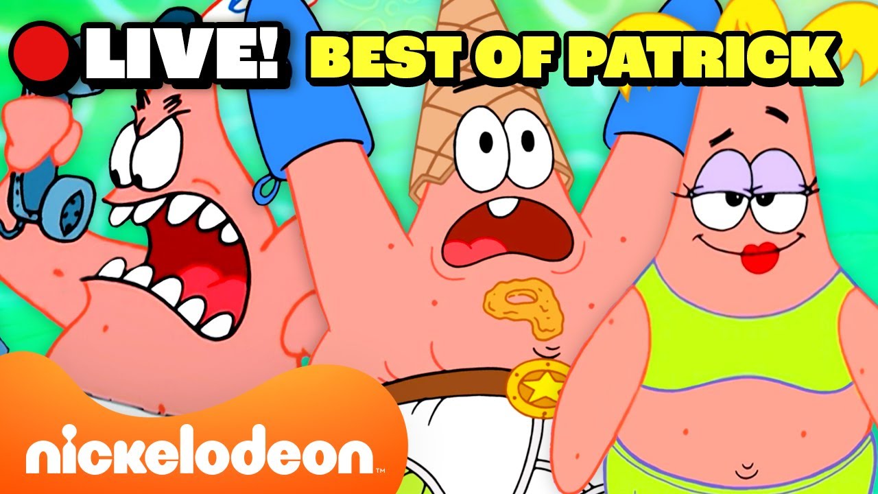 🔴 AO VIVO: Maratona do Patrick Star – Os Momentos Mais Engraçados com ...