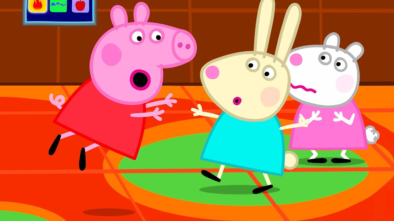 A sala de RV da Peppa se transformou em LAVA! 🔥 Contos da Peppa Pig 🐽 ...