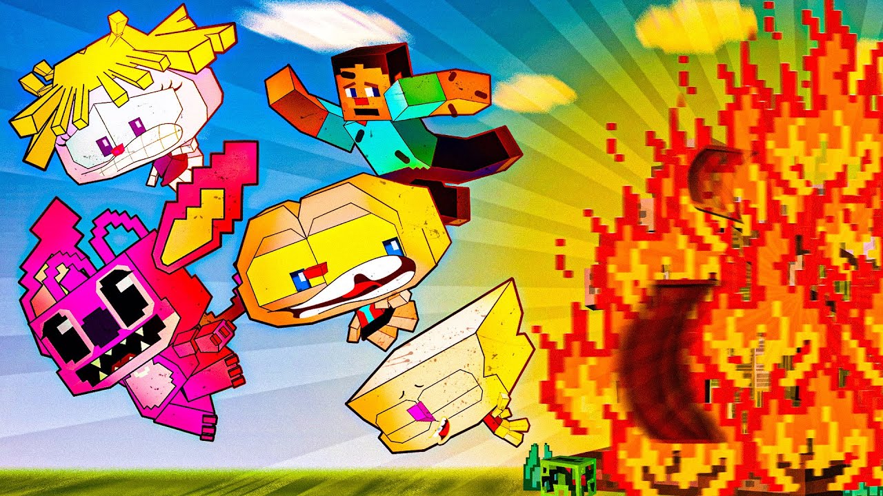 Mongo e Drongo, Gegé, Angel vivem uma aventura EXPLOSIVA! 😨💥 MINECRAFT ...