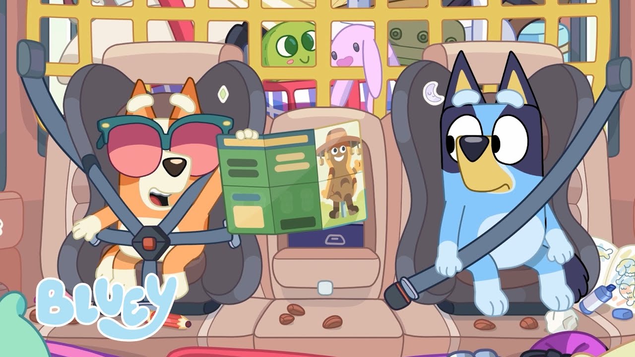 Visitando o Grande Amendoim! 😯 🥜 | Bluey Série 2 – Viagem ⭐️ | Bluey ...