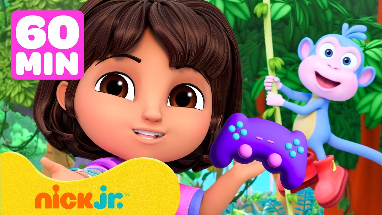 Dora | Jogue com a Dora por 60 minutos! 🎮 | Nick Jr. em Português ...